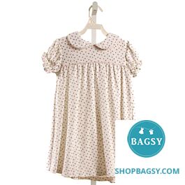 THE BEAUFORT BONNET COMPANY WHITE FLORAL KNIT DRESS