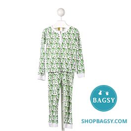 ROBERTA ROLLER RABBIT GREEN MONKEY PAJAMAS