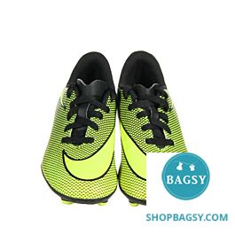 NIKE YELLOW CLEATS *SIZE TODDLER 11, VGU - SCUFFING AND SIGNS OF MINOR WEAR